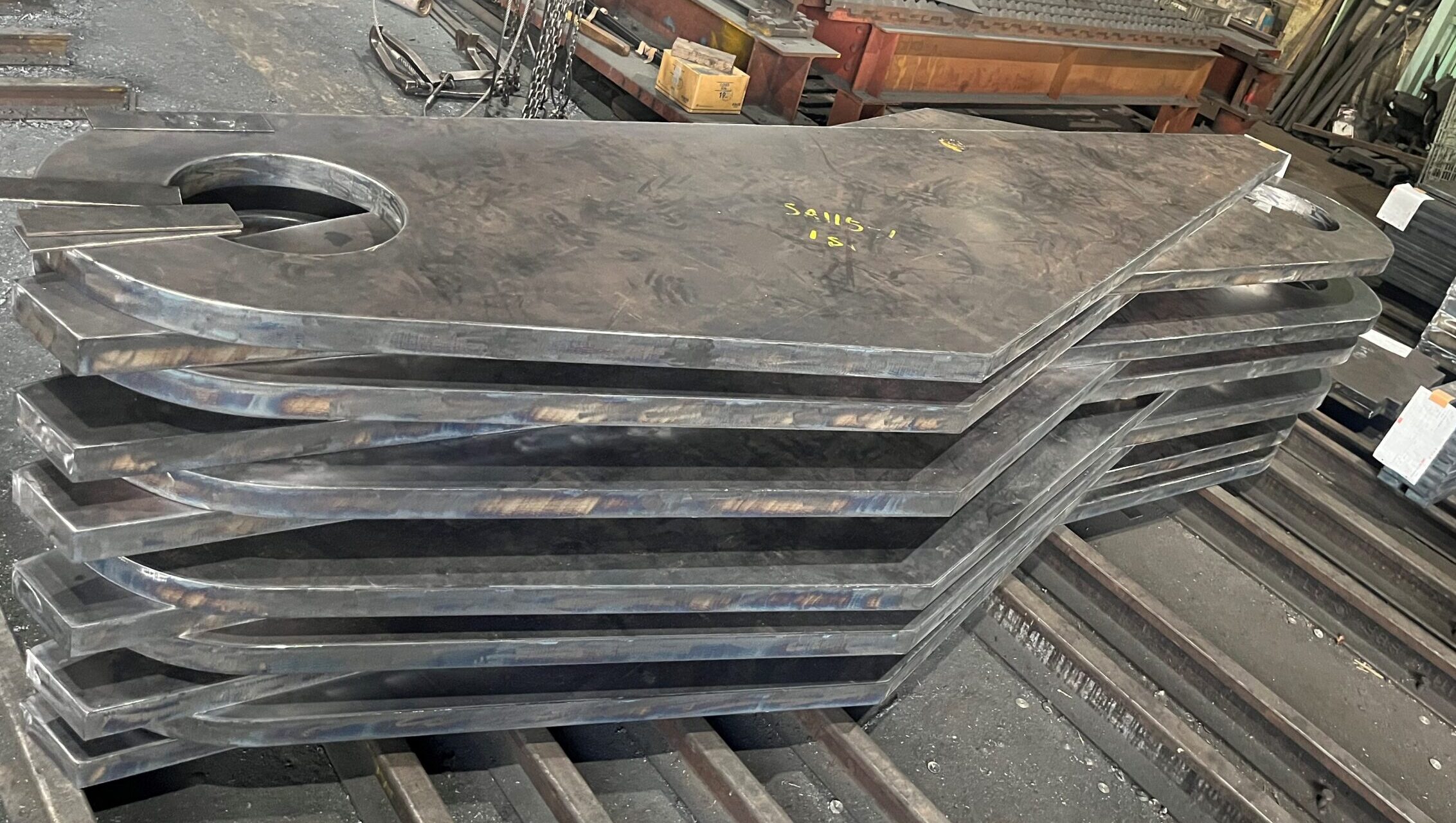 橋梁規格 SM520CH t50 ガス切断での公差0〜+1mmにご対応 | ニュース・ブログ | 奥田スチール株式会社